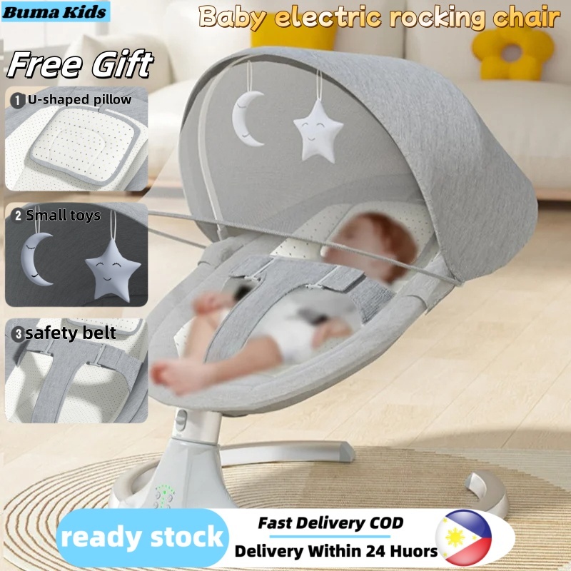 Baby Electric Rocking Chair (Automatic Shaking Smart Bluetooth Music ...