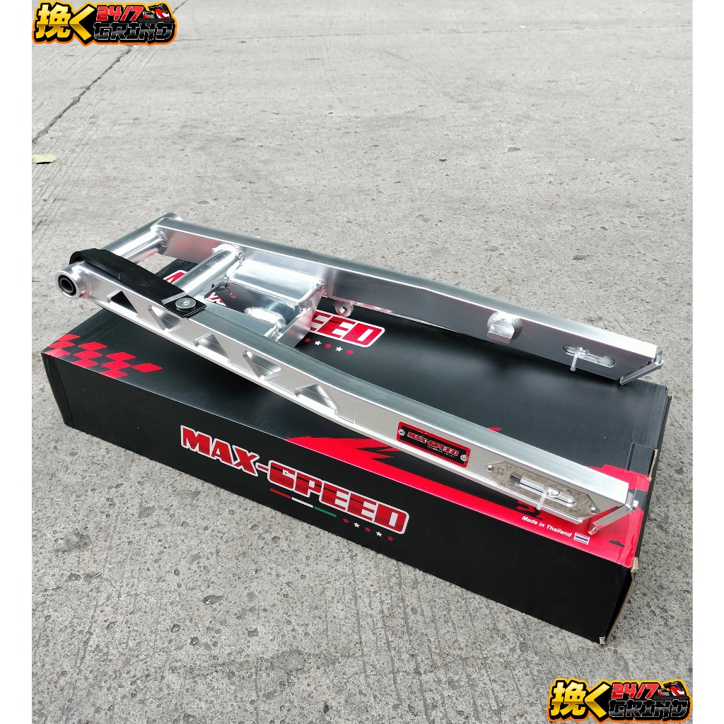 TRMP LIGHTEN SWING ARM PLUS 2 & PLUS 3 PROTOTYPE SUZUKI RAIDER CARB ...