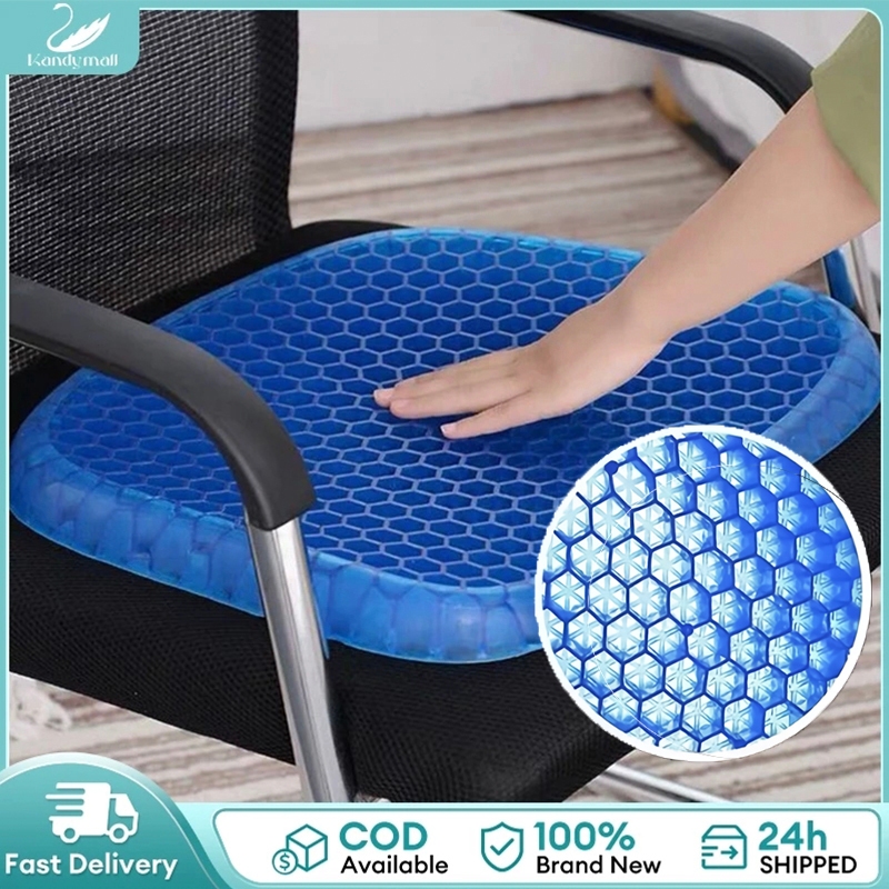 Gel Seat Cushion Office Sedentary Honeycomb Breathable Cool Car Seat ...