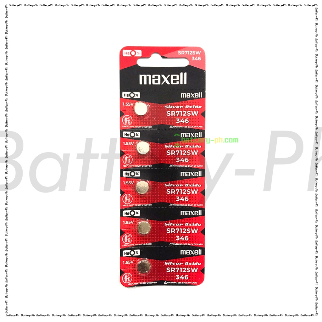 ORIGINAL Maxell SR712SW Battery Pack of 5pcs / Pad (battery_ph ...