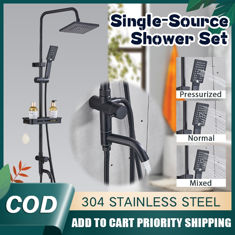 Shower Set 304 Stainless Steel Single Water Source Shower 3 in 1 Shower ...