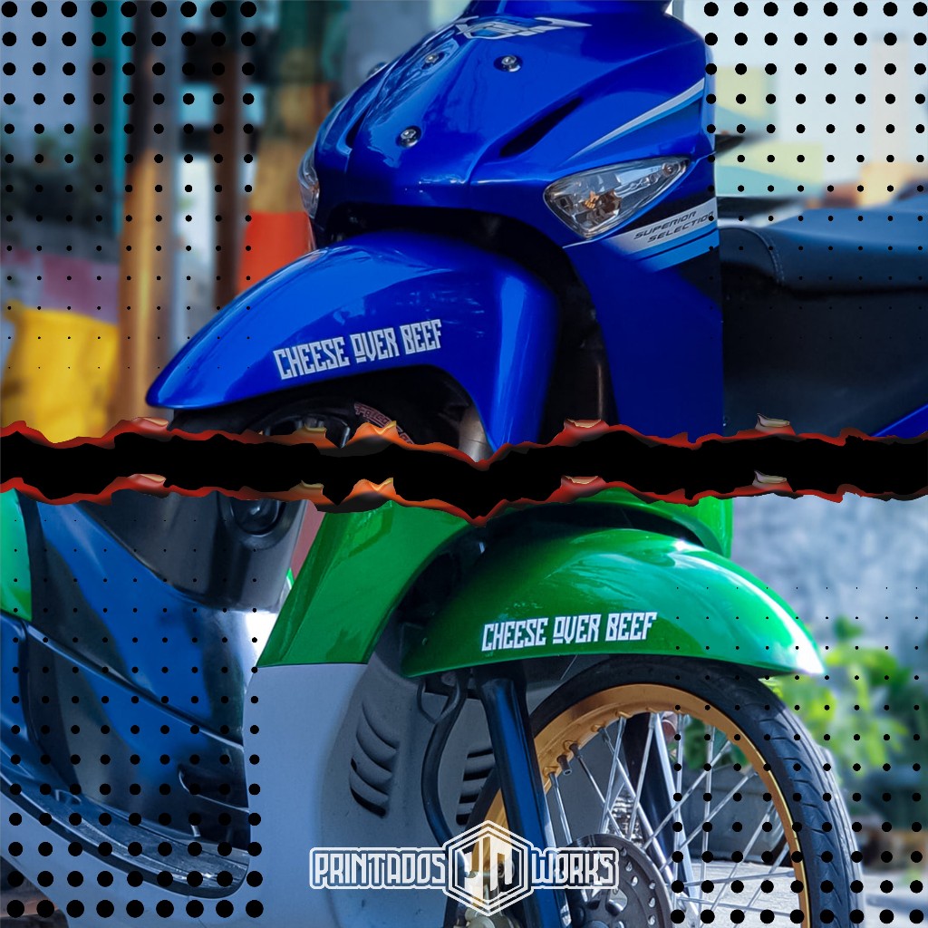 ORIGINAL CHEESE OVER BEEF decal sticker cutout for car , motorcycle and ...