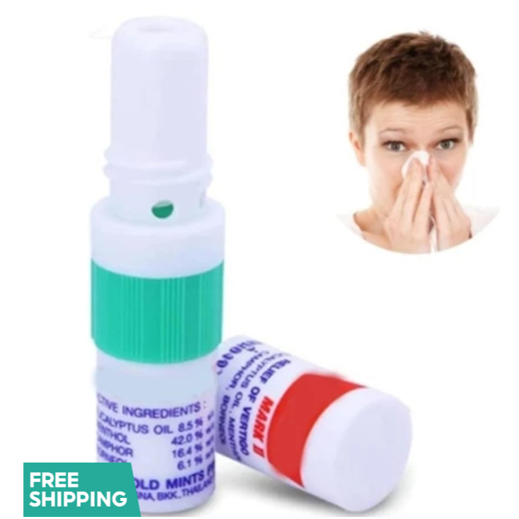 2 in 1 Nose Inhaler Nasal Congestion Relief | Shopee Philippines