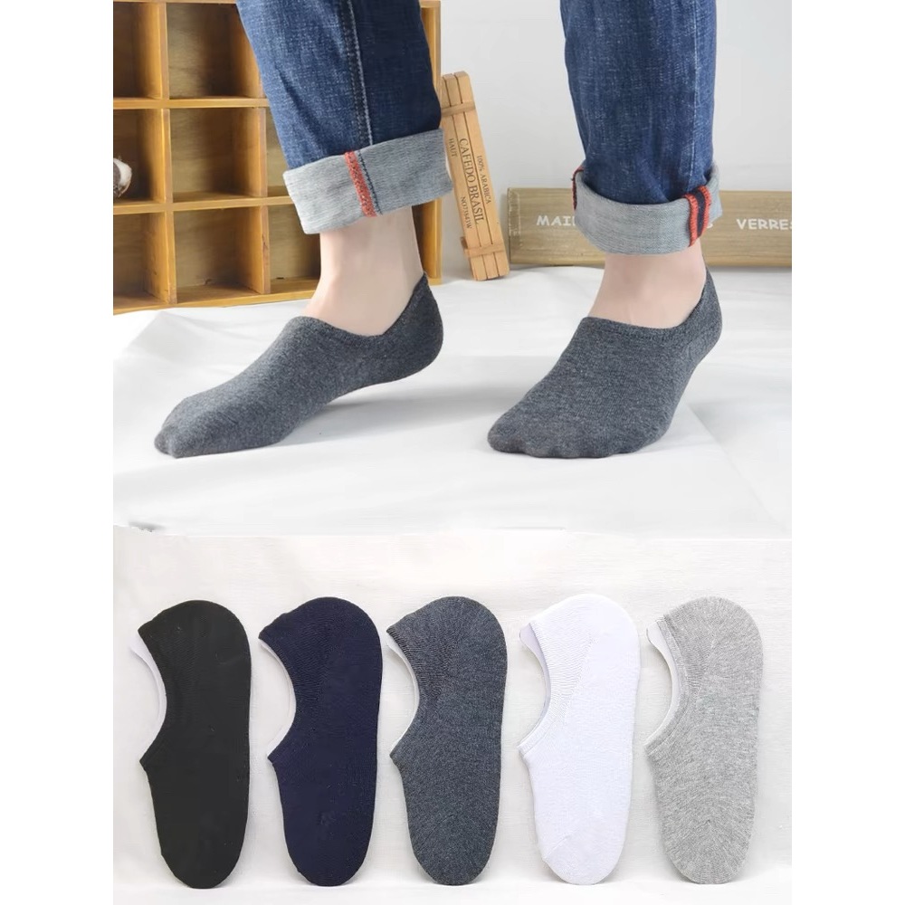 Men's Invisible No-Show Socks ⚡ Anti-Slip & Ultra Soft ⚡ For Sneakers ...