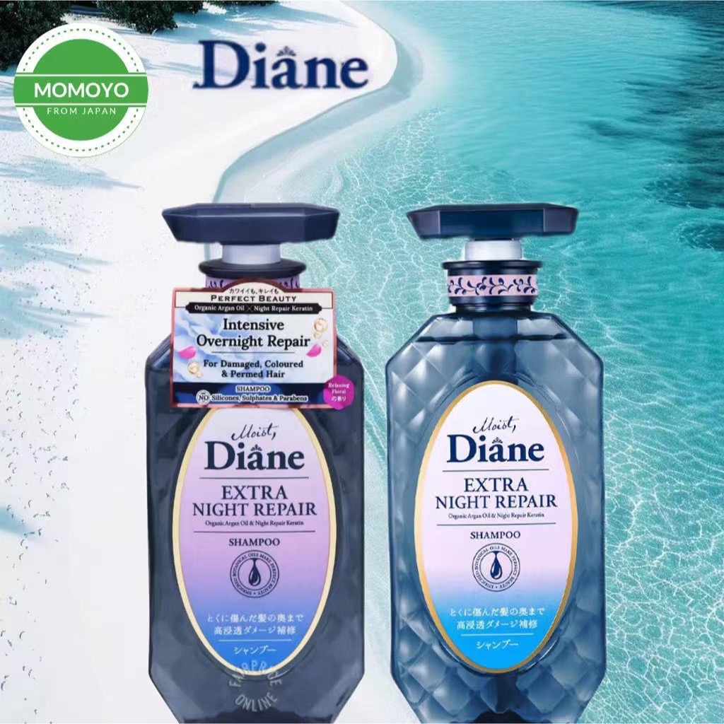 Moist Diane Japan Premium Essential Oil Shampoo Set - 450ml ( Regular ...