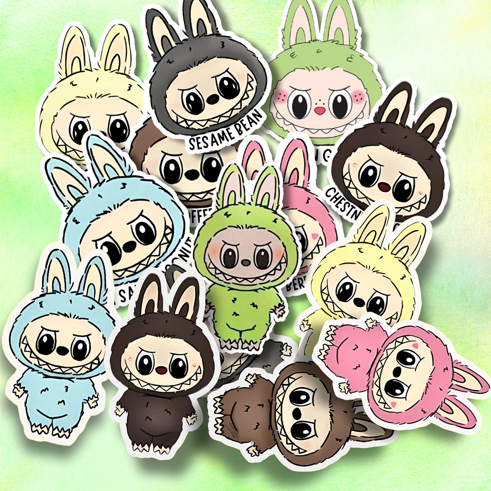 Labubu Stickers Waterproof Stickers | Shopee Philippines
