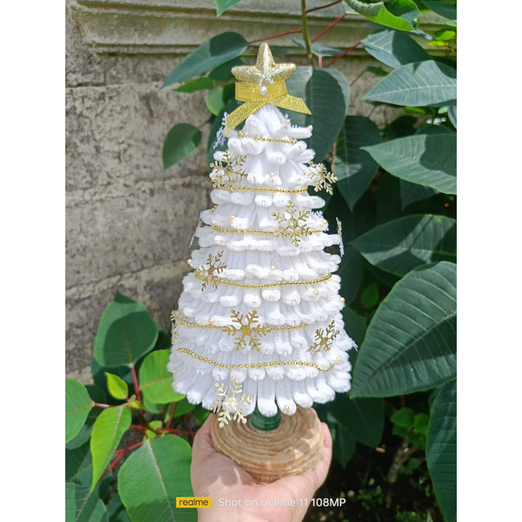 Fuzzy Wire Christmas Tree | Shopee Philippines