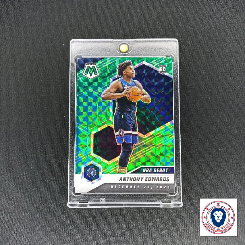 2020-21 NBA Card Anthony Edwards Mosaic Debut Green RC | Shopee Philippines