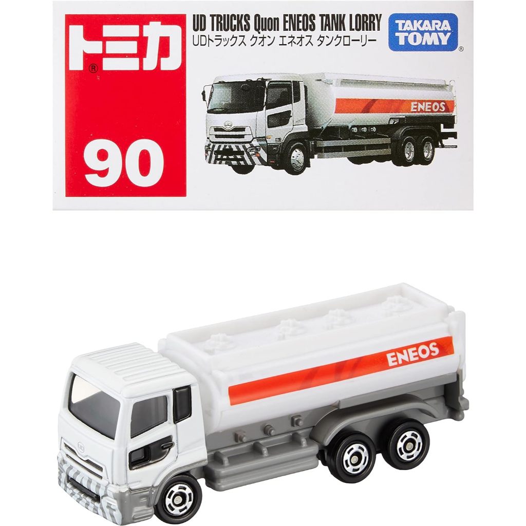 TOMICA TAKARA TOMY “Tomica No.90 UD Trucks Quon Eneos Tanker ” Minicar ...