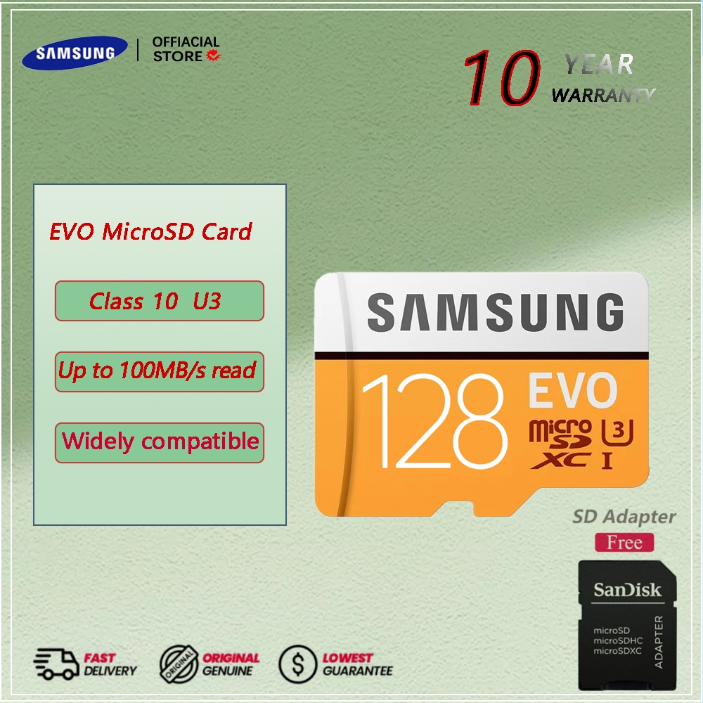 Samsung Memory card EVO 128GB 256GB 512GB 1TB Class10 TF card micro SD ...