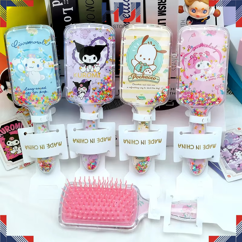 Sanrio Cartoon Air Cushion Comb Kuromi Hairbrush Cinnamoroll My Melody ...