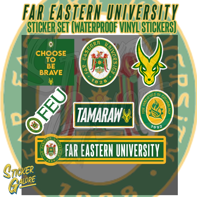 FAR EASTERN UNIVERSITY FEU UAAP WATERPROOF VINYL STICKER FOR CARS ...