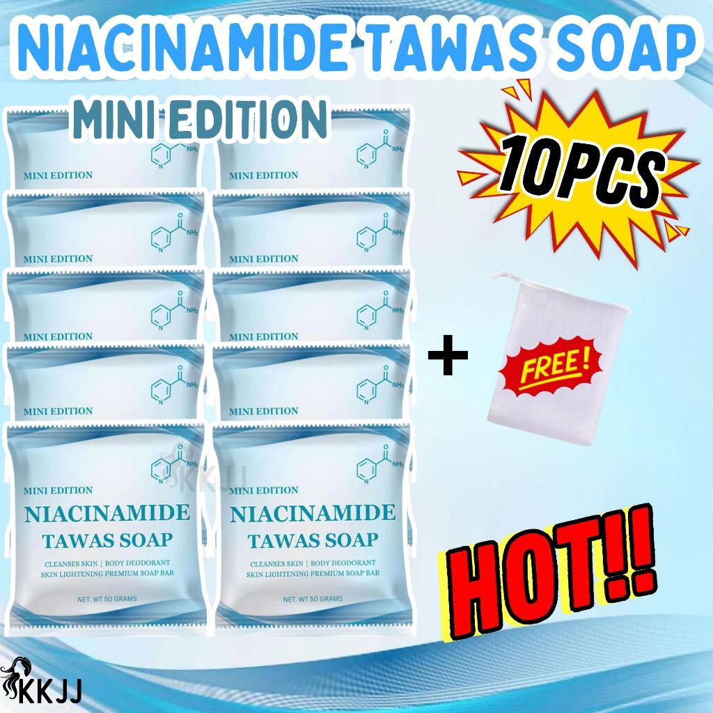 AAPE [HOT! 10PCS] Niacinamide Minis Tawas Soap 50g Whitening ...