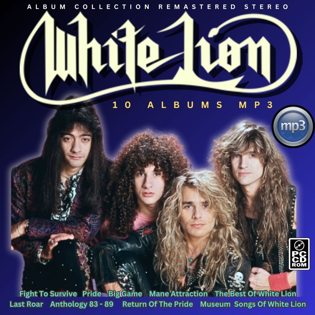 WHITE LION MP3 music CD for PCCDROM and compatibles (not playable to ...