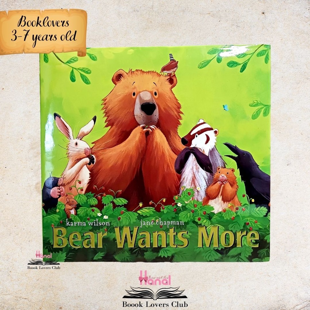 Bear Wants More by Karma Wilson (Hard Cover, glossy pages) | Shopee ...