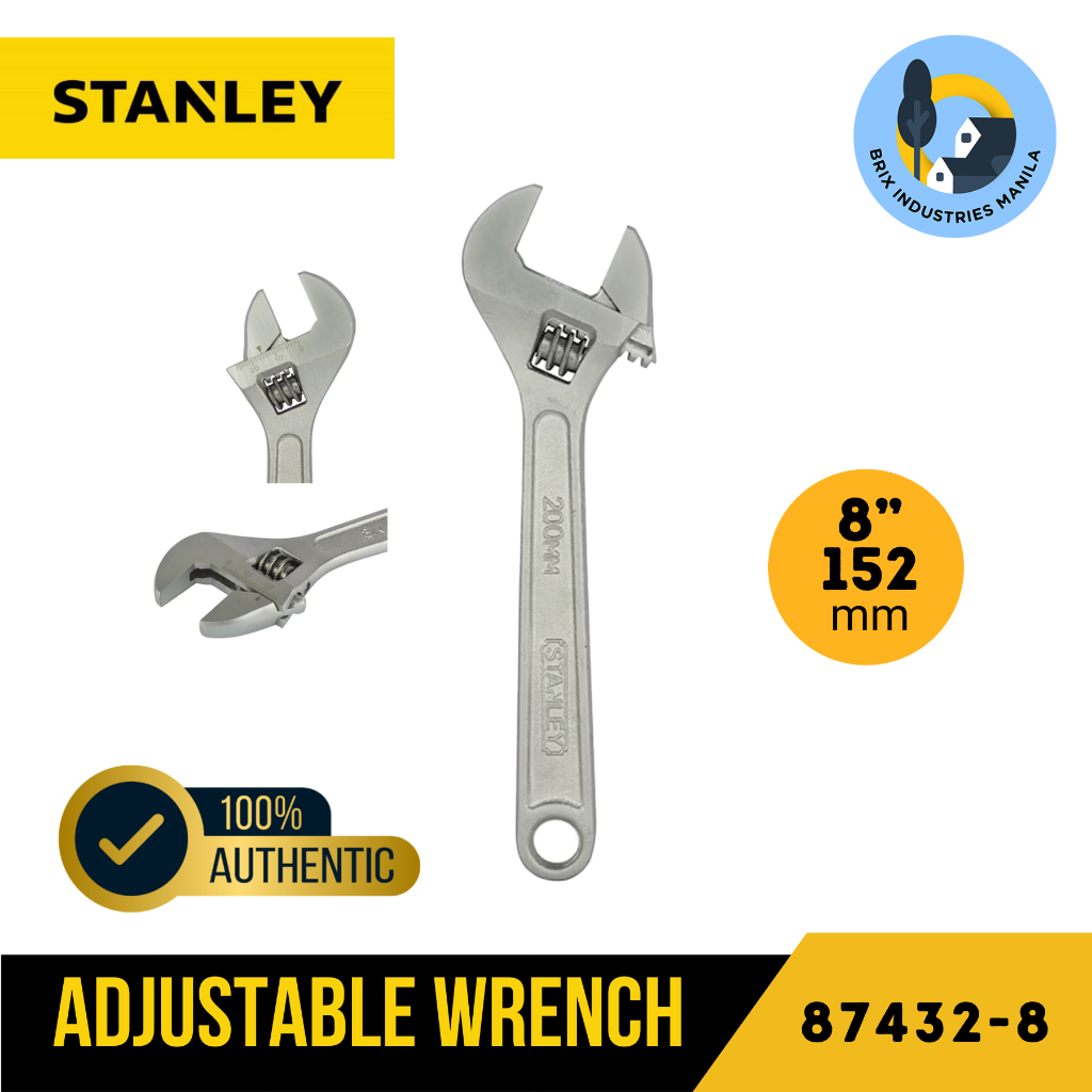 Stanley Adjustable Wrench Available Sizes 6", 8", 10", 12", and 15 ...