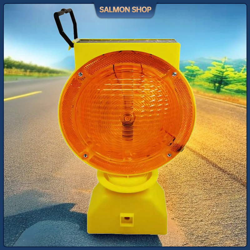 Traffic Barricade Blinking Light Solar Blinker Warning Light LED Road ...