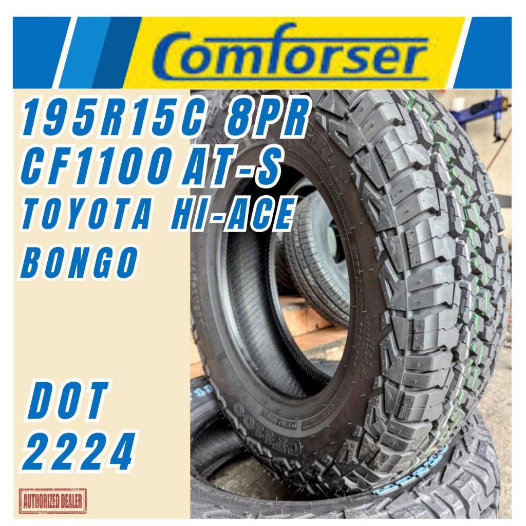 COMFORSER 195R15C 195/70R15C TIRES CF1100 AT-S CF350 CF300 TOYOTA HI-ACE VAN BONGO KIA H100 ...