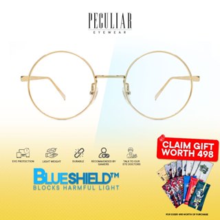 Peculiar Harry Round Metal Frame Fashion Glasses Computer Anti Radiation Eyewear for Men Women Shopee Philippines