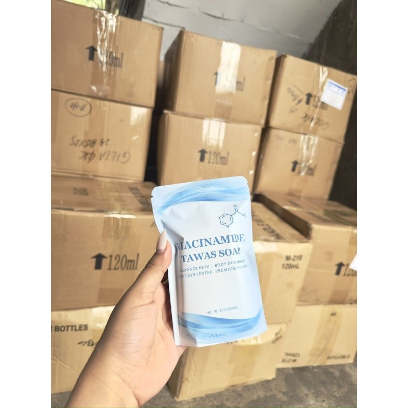 TRENDING NIACINAMIDE TAWAS SOAP. FDA APPROVED with free mesh net ...