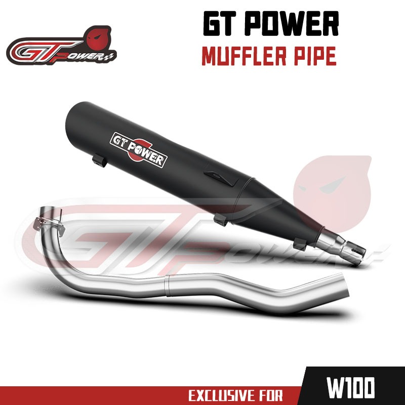 GT POWER Exhaust Power Pipe Set WAVE100 Muffler Made In Thailand ...