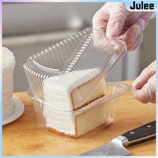 50pcs Slice Cake Container Clamshell Box Single Triangle Cake Sandwich ...