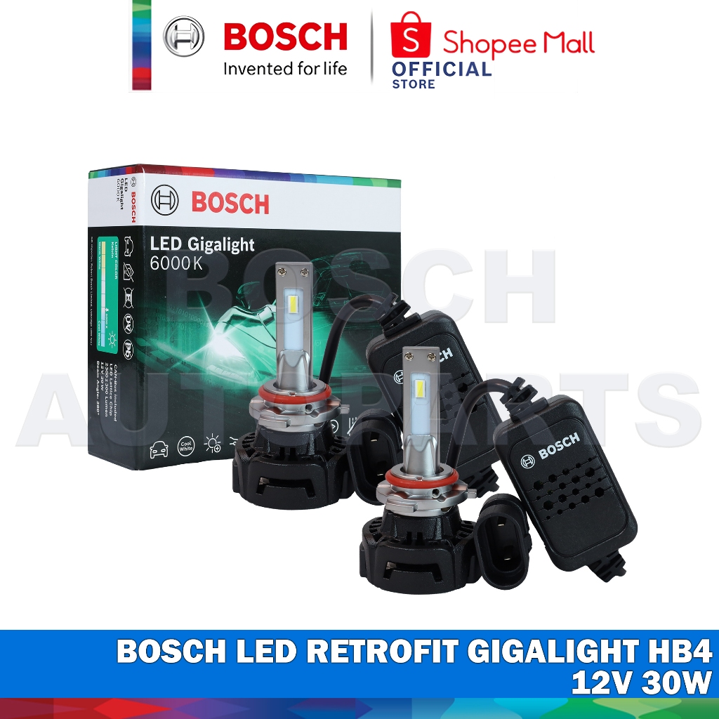 Bosch LED Gigalight HB4 12v 30w (9006) | Shopee Philippines