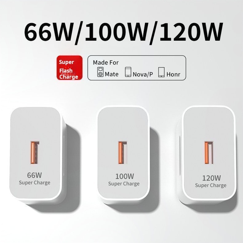 66W 100W 120W USB Fast charging Charger For Mobile Phone Charger Quick Charge 3.0 Power Adapter ...