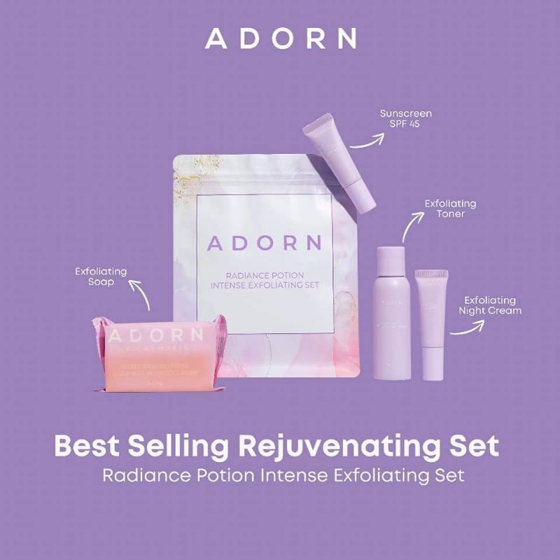 Adorn Rejuvenating Set by Camille Trinidad Calmskin Free Adorn Soap ...
