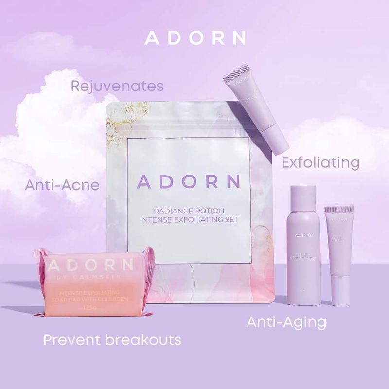 Radiance Potion Intense Exfoliating Set by Adorn (Adorn Rejuvenating ...