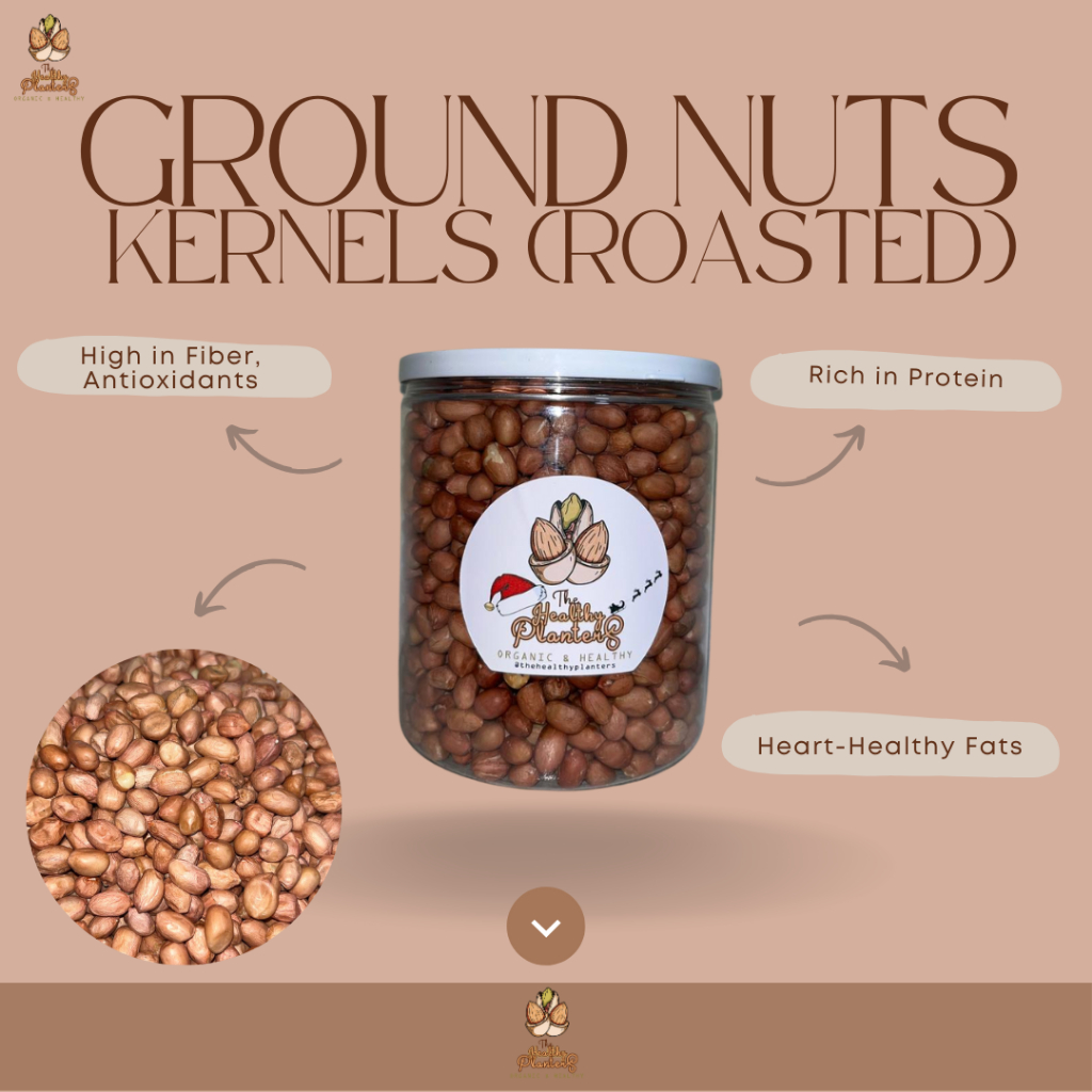 ROASTED GroundNut Kernels (Mani) from India (500 Grams in Jar) | Shopee ...