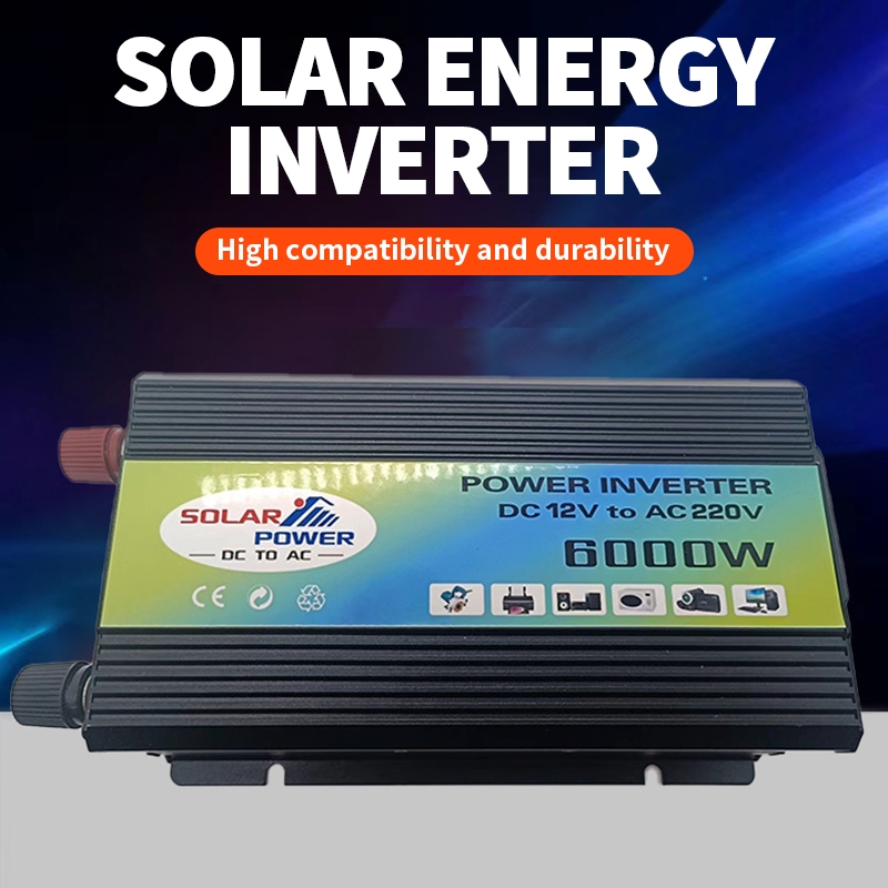 Car Solar Power Inverter 4000W 12V to AC 220V Solar Power Converter ...