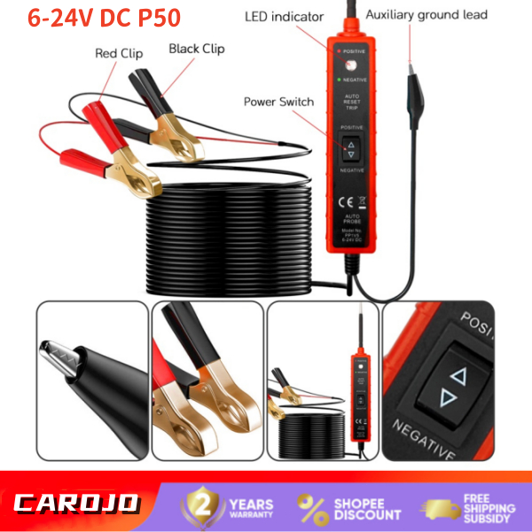 6-24V P50 DC to AC Car Automotive Electrical Circuit Pen Motorcycle ...