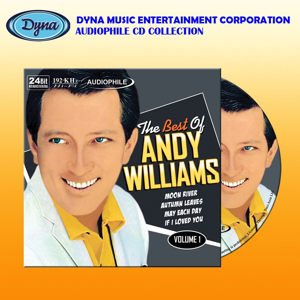DYNA MUSIC: The Best Of Andy Williams Vol. 1 AUDIOPHILE CD | Shopee ...