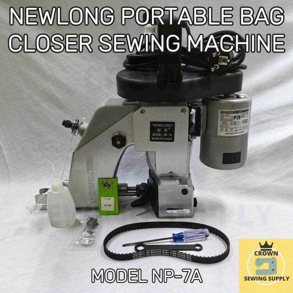 NEWLONG Portable Bag Closer Sewing Machine (Model NP-7A) | Shopee ...