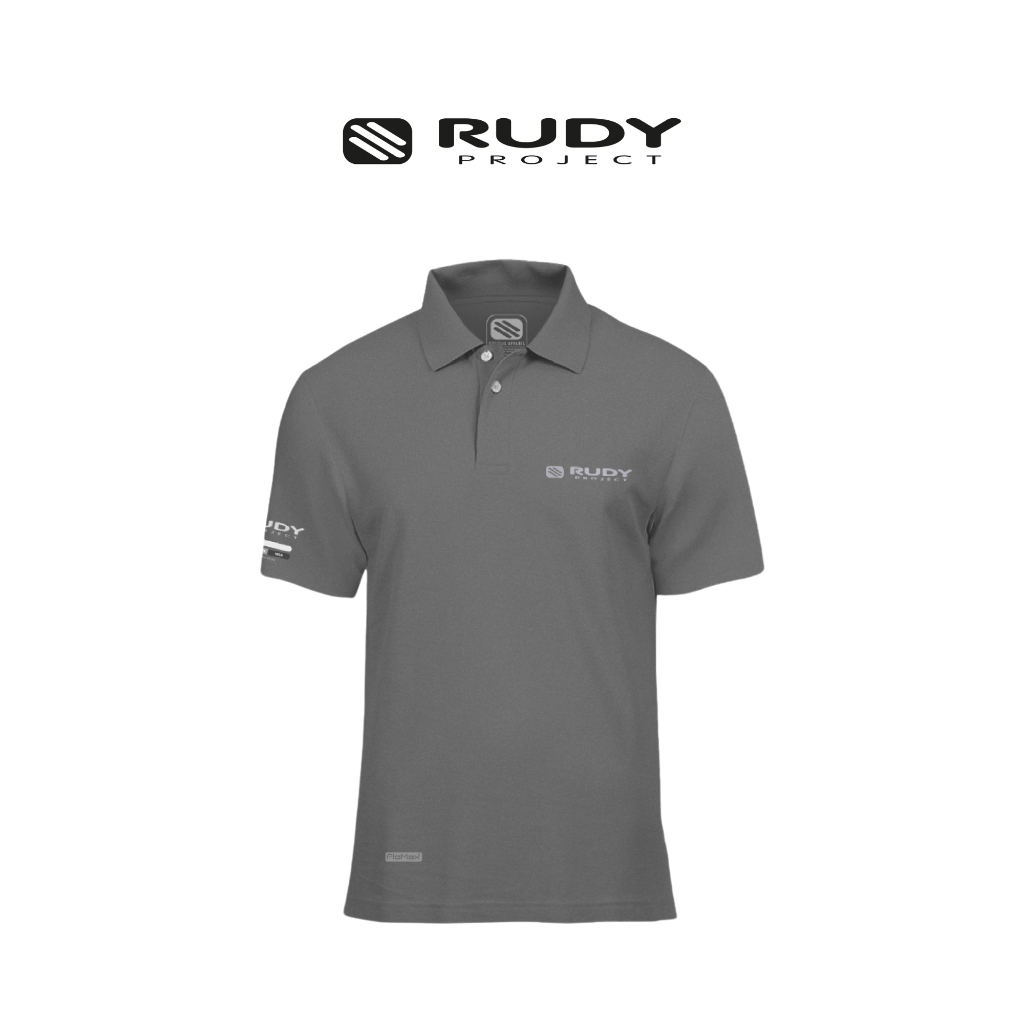 Rudy Project Logo Active Polo in Heather Dark Grey | Shopee Philippines