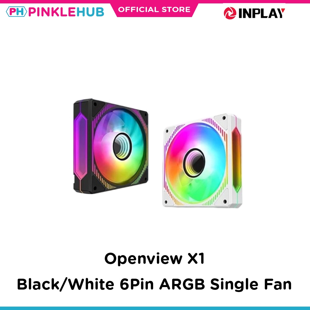 INPLAY Openview X1 Black/White 6Pin ARGB Single Fan | Shopee Philippines
