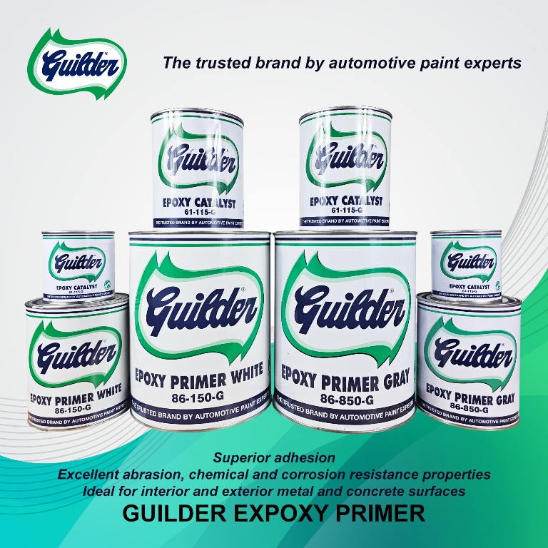 Guilder Epoxy Primer 4L With Catalyst White 86-150-G Gray 86-850-G ...