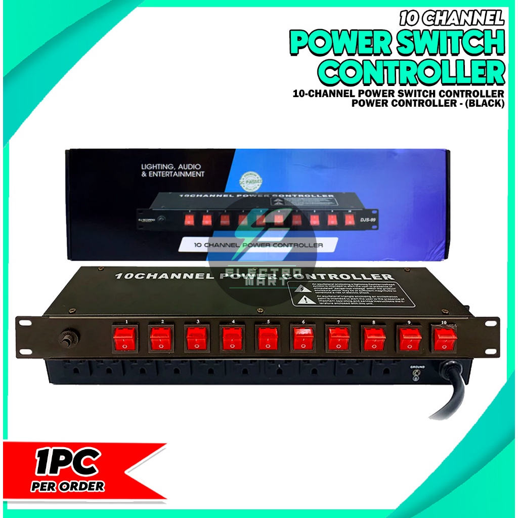 10-Channel Power Switch Controller / Power Controller - (BLACK ...