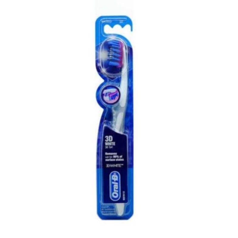 Oral-B 3D White Toothbrush Single pack 1s | Shopee Philippines