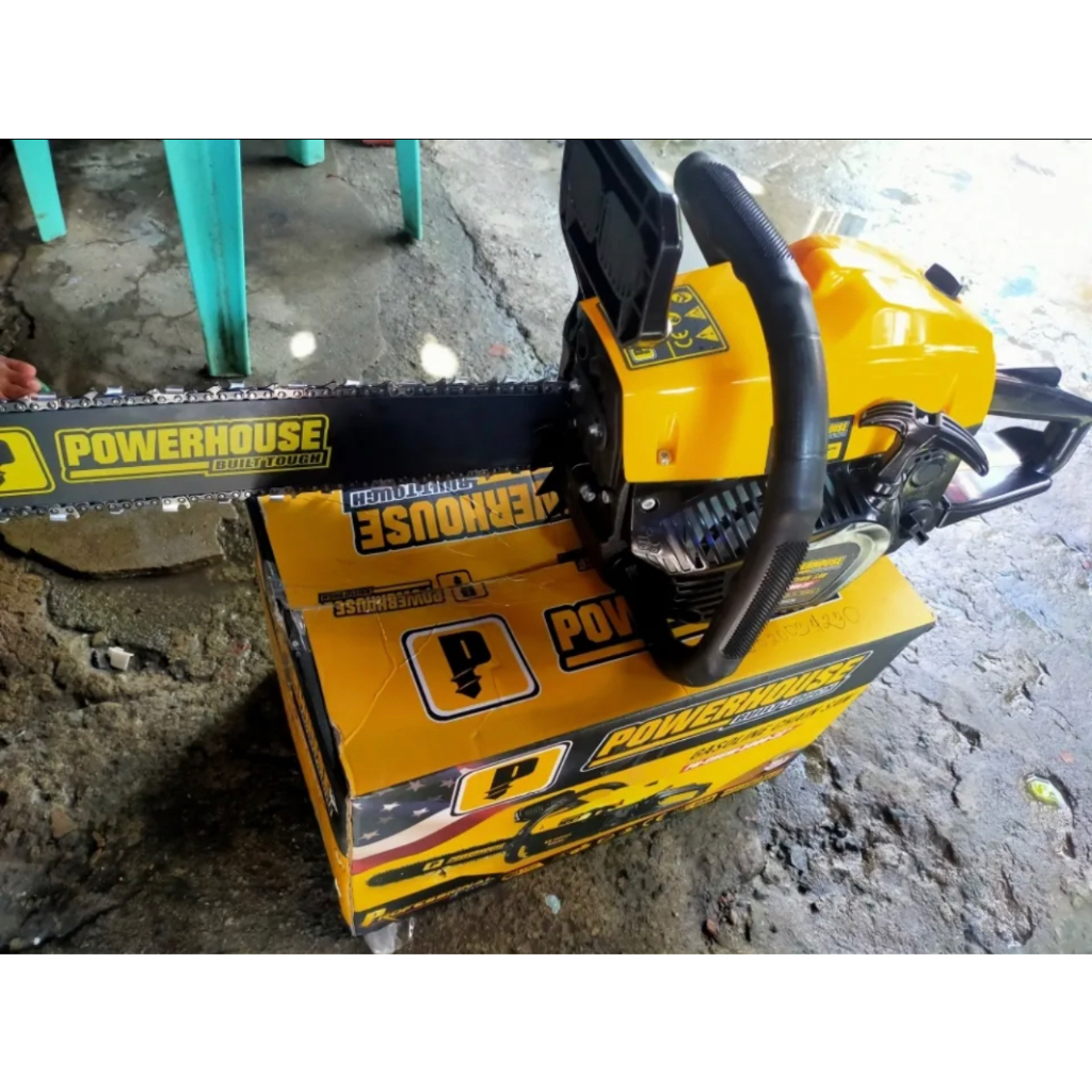POWERHOUSE USA 22 inches Gasoline Chainsaw / Power Saw High Power ...