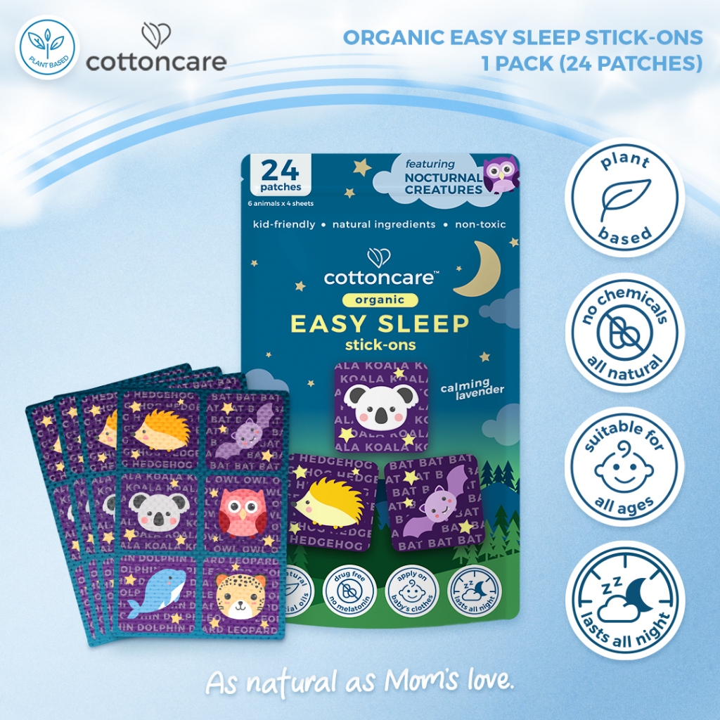 Cottoncare™ (24pcs) Organic Lavander Easy Sleep Stick Ons Central ...