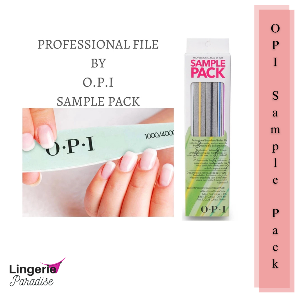 LP I Professional File by OPI PROFESSIONAL NAIL FILE BOARD SAMPLE PACK ...