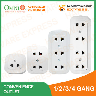OMNI Surface Convenience Outlet 10A 250V 1/2/3/4 Gang WSO-001 WSO-002 ...