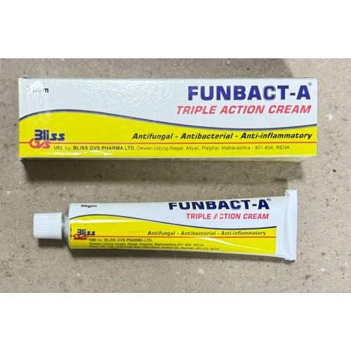 30G FUNBACT-A TRIPLE ACTION CREAM(Antifungal, Antibacterial, Anti ...