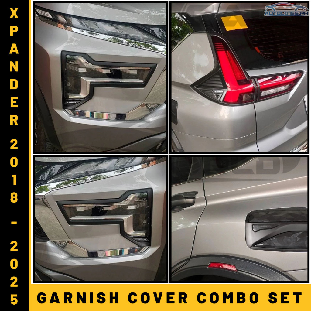 GARNISH COVER COMBO SET XPANDER 2018 - 2025 GLX/GLS MATTE BLACK (NOT ...