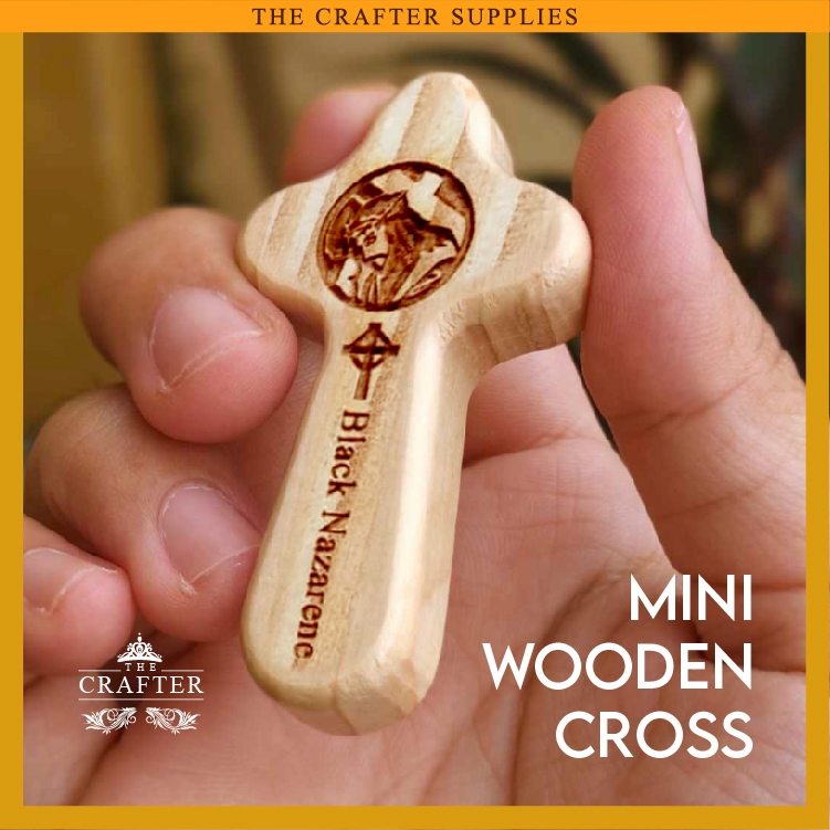 Black Nazareno Mini Cross Holding Cross Comfort CrossPrayingCross ...