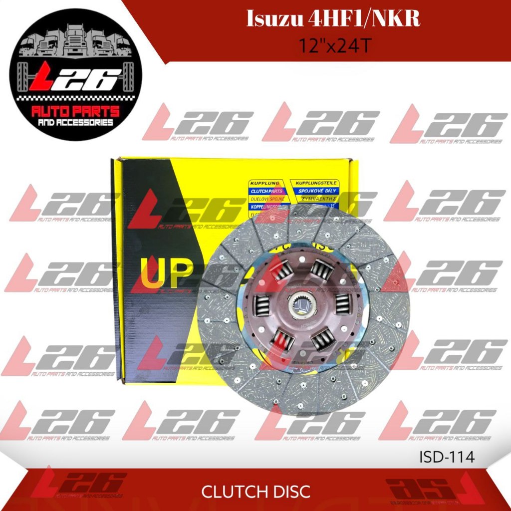 Isuzu 4HF1 NKR CLUTCH DISC/Clutch Plate 12"x24TEETH ISD-114 UP-LUC ...