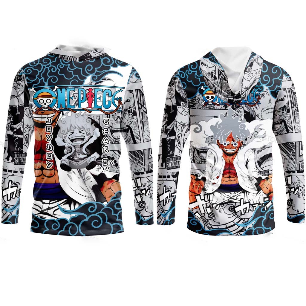CJS Long Sleeve Jersey with Hoodie Design for men Motorcycle T-shirt One piece Sublimation ...