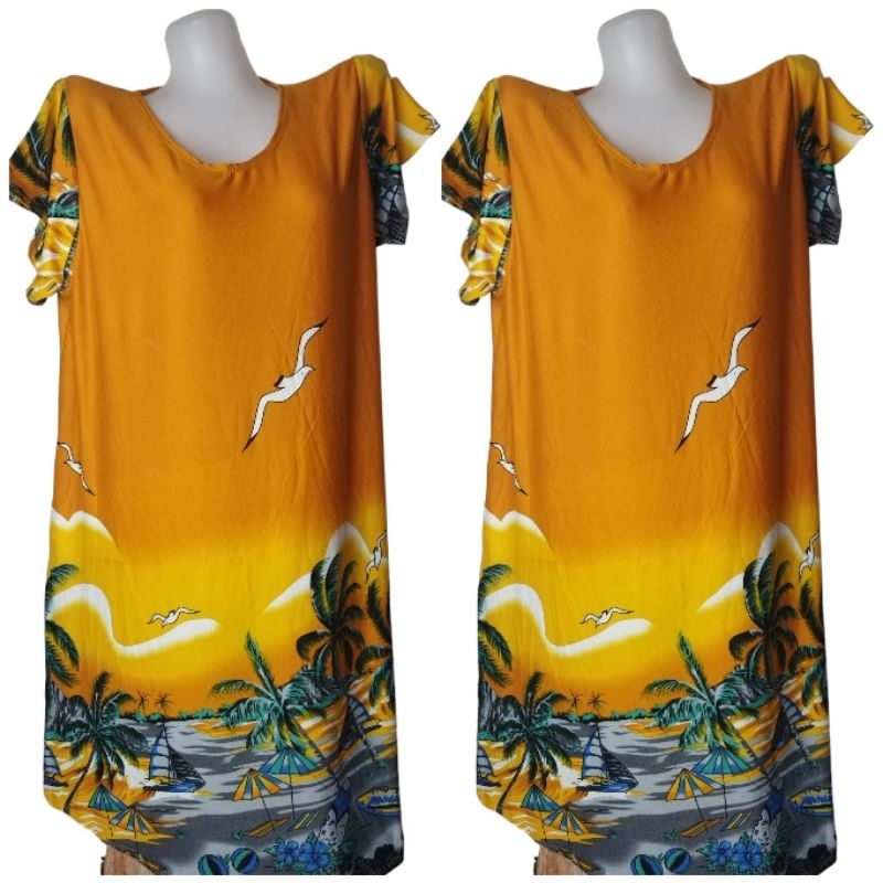 Bigsize Daster Pambahay | Plus size Pantulog/Pambuntis/Duster Dress ...